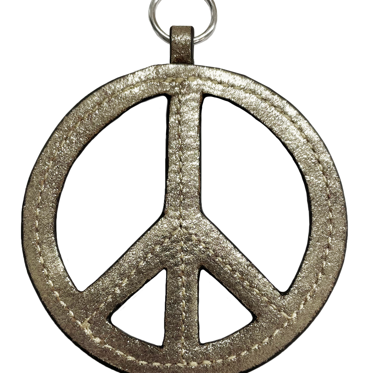 Koala Charms- Gold Peace Sign – Quilted Koala